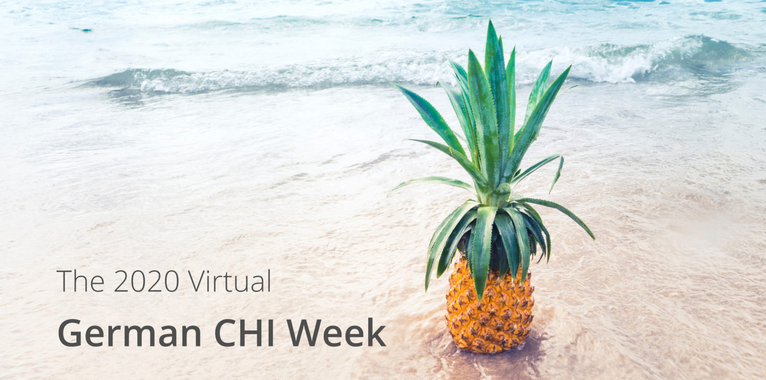 The 2020 Virtual German CHI Week – German HCI